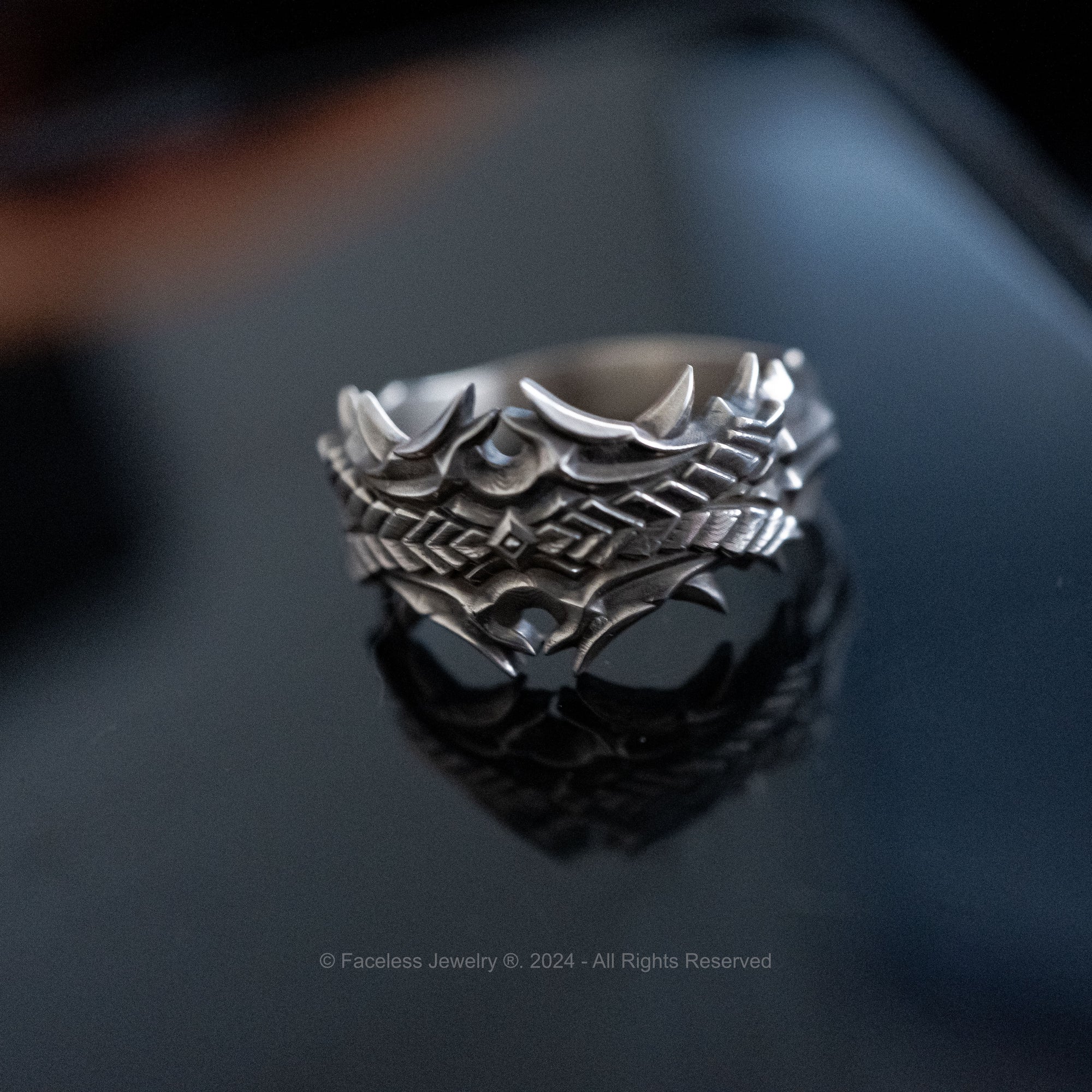 Infernal Dracken - Fantasy Ring, Dragon Scale Ring - Customizable ...