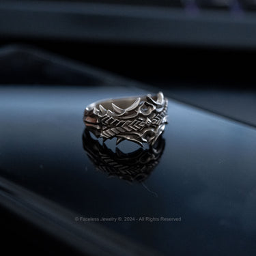 Infernal Dracken - Fantasy Ring, Dragon Scale Ring - Customizable ...